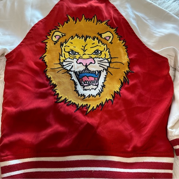 Gymboree | Jackets & Coats | Boys Bomber Jacket Lion Logo Size 5t ...